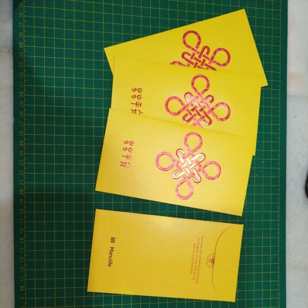 Manulife Ang pow red packet 4pcs | Shopee Singapore