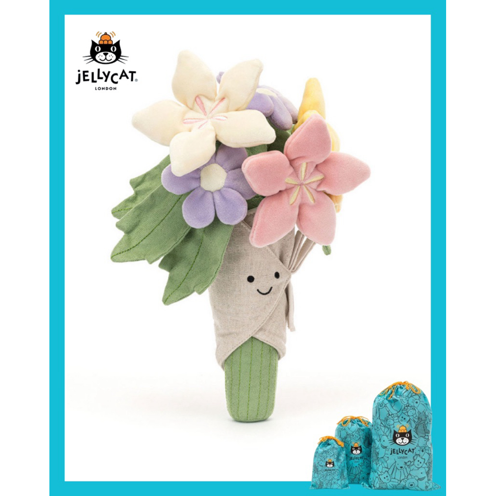 Authentic Jellycat Amuseables Bouquet Of Flowers | Shopee Singapore