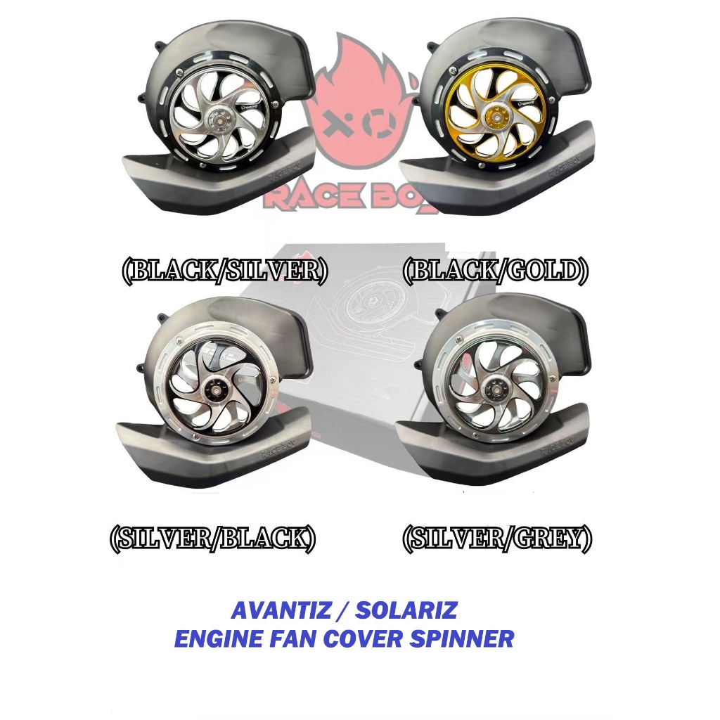 RB AVANTIZ / SOLARIZ ENGINE FAN COVER SPINNER | Shopee Singapore