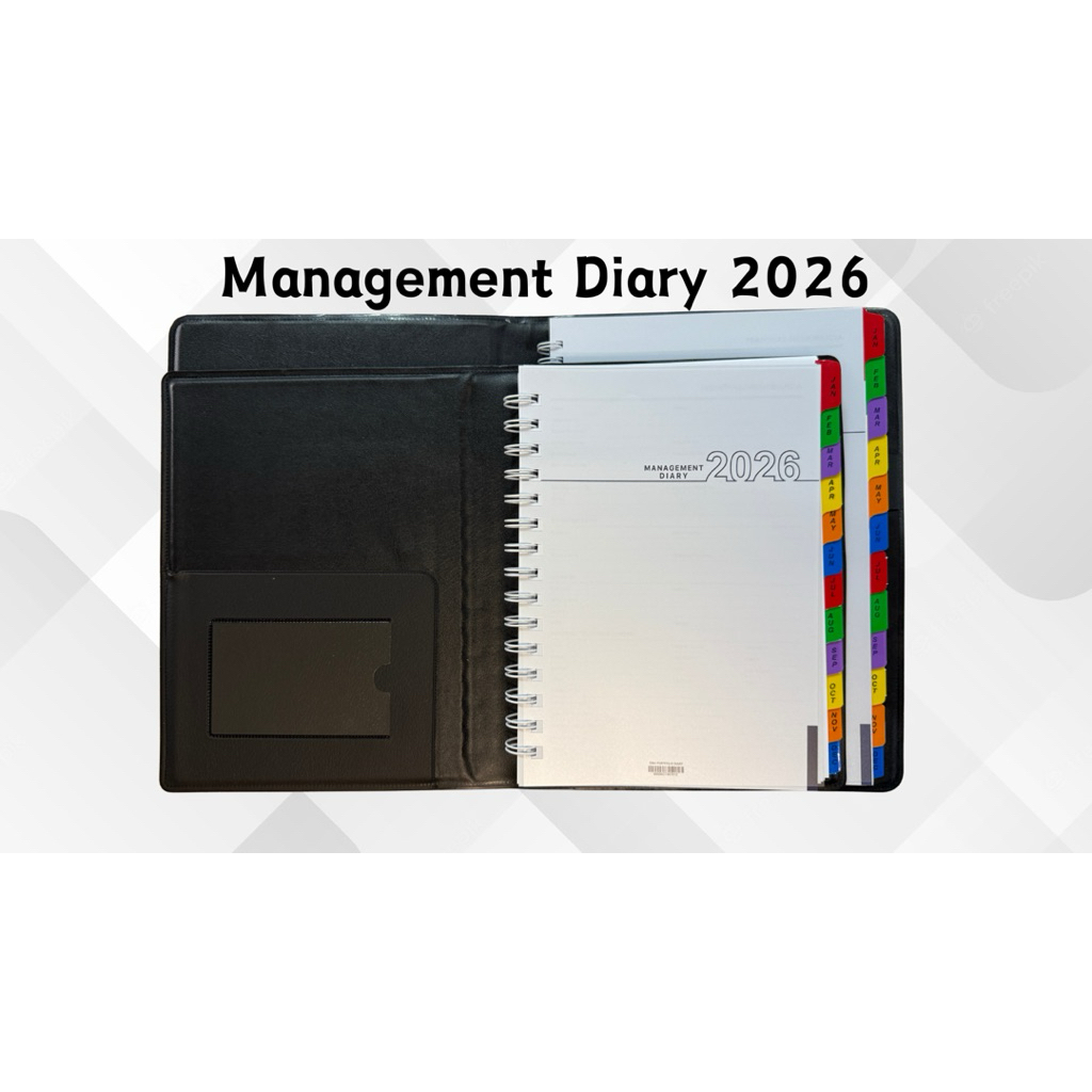 Management Diary Year 2026 : Handy Diary Planner for Jan 2026 - Dec ...