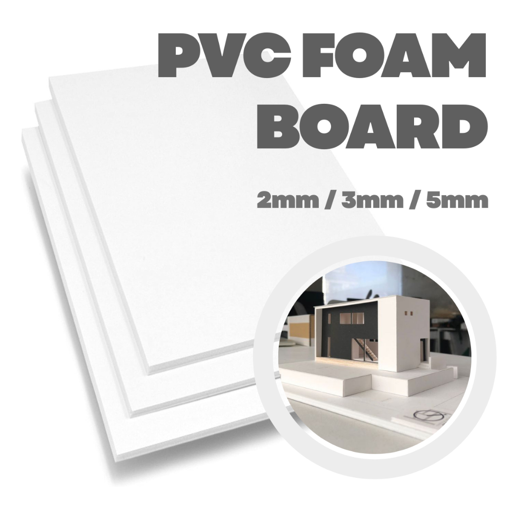 PRINT SOURCE - A4 A3 A2 Papan Model PVC PVC Foam Board 2mm 3mm 5mm ...