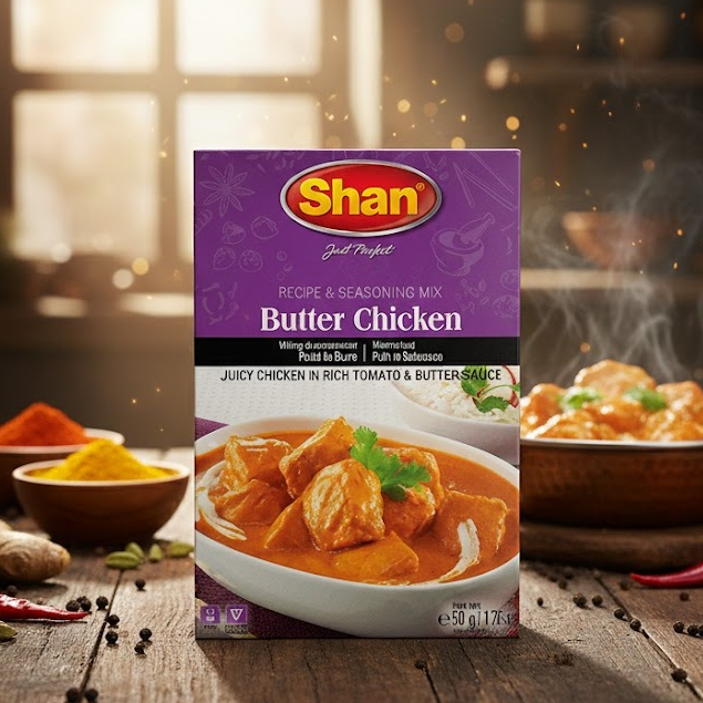 Shan Butter Chicken Mix / Rempah Ayam Butter - 50g | Shopee Singapore