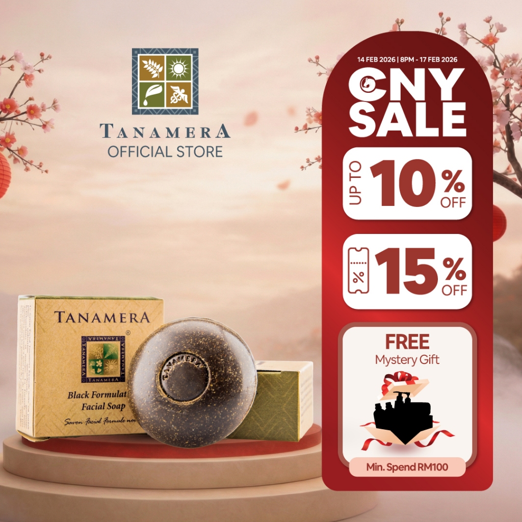 Tanamera Black Formulation Facial Soap 60g | Shopee Singapore
