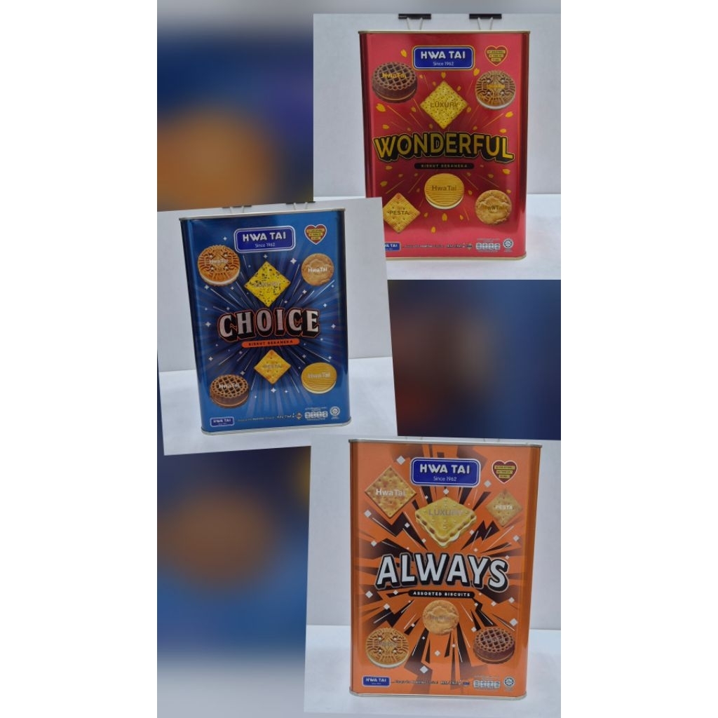 [600g] Hwa Tai Assorted Biscuits Choice/Always/Wonderful Halal ...
