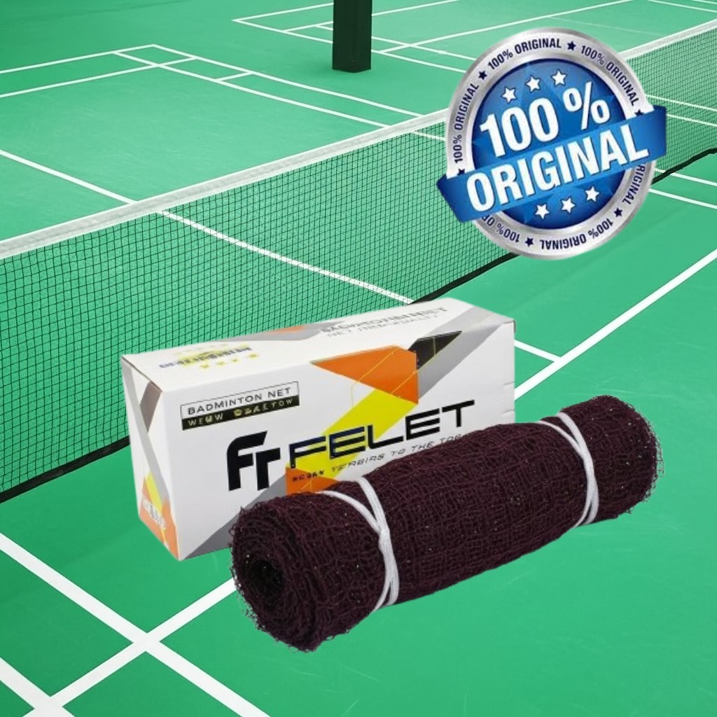 Badminton Net Fleet BN8003 new packing Jaring badminton net | Shopee ...