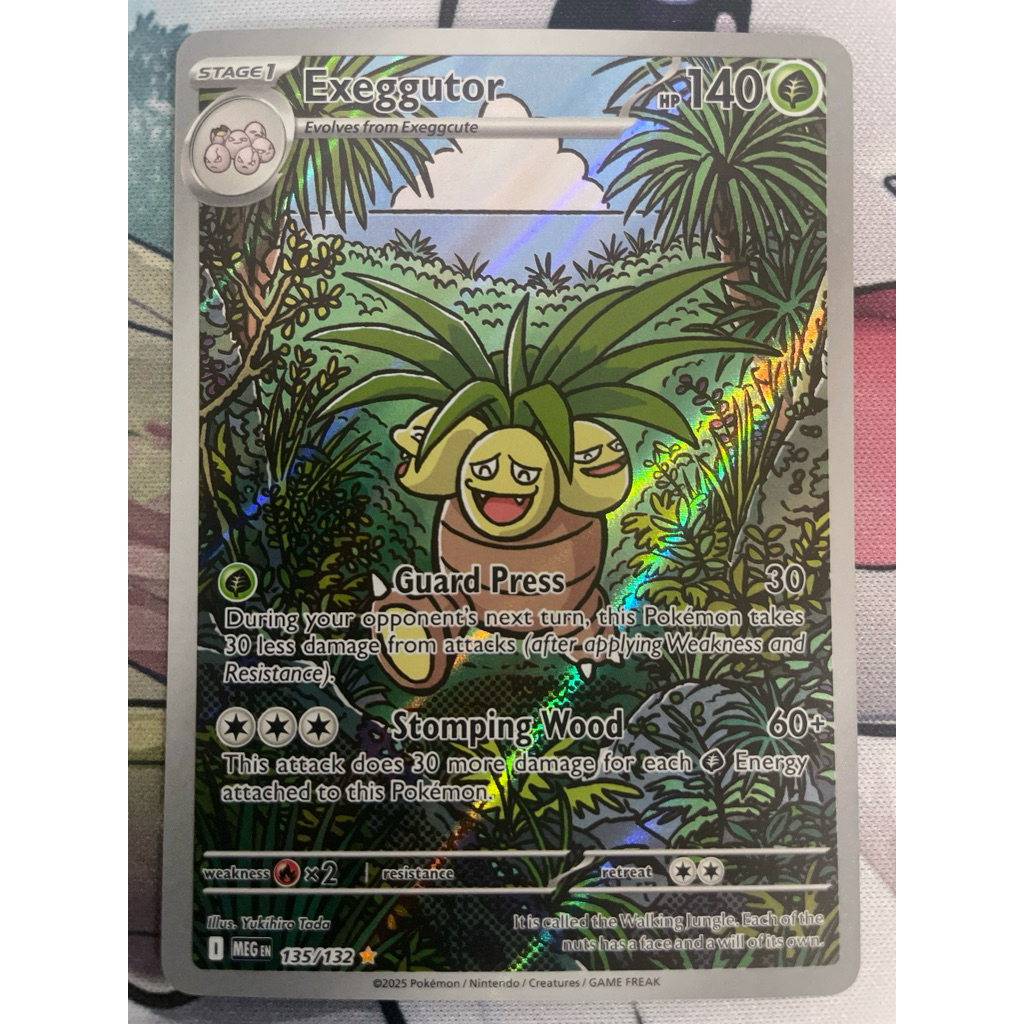 Pokemon PTCG ME01 Mega Evolution - 135/132 Exeggutor | Shopee Singapore
