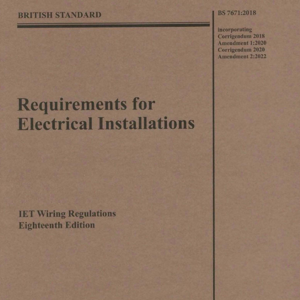 Requirements for Electrical Installations, IET Writing Regulation 18th ...