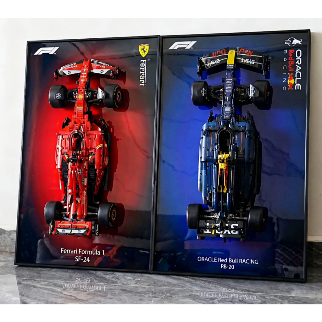 Display Wall Photo Frame 42207 Ferrari SF-24 F1 Car Displaying Pictures ...