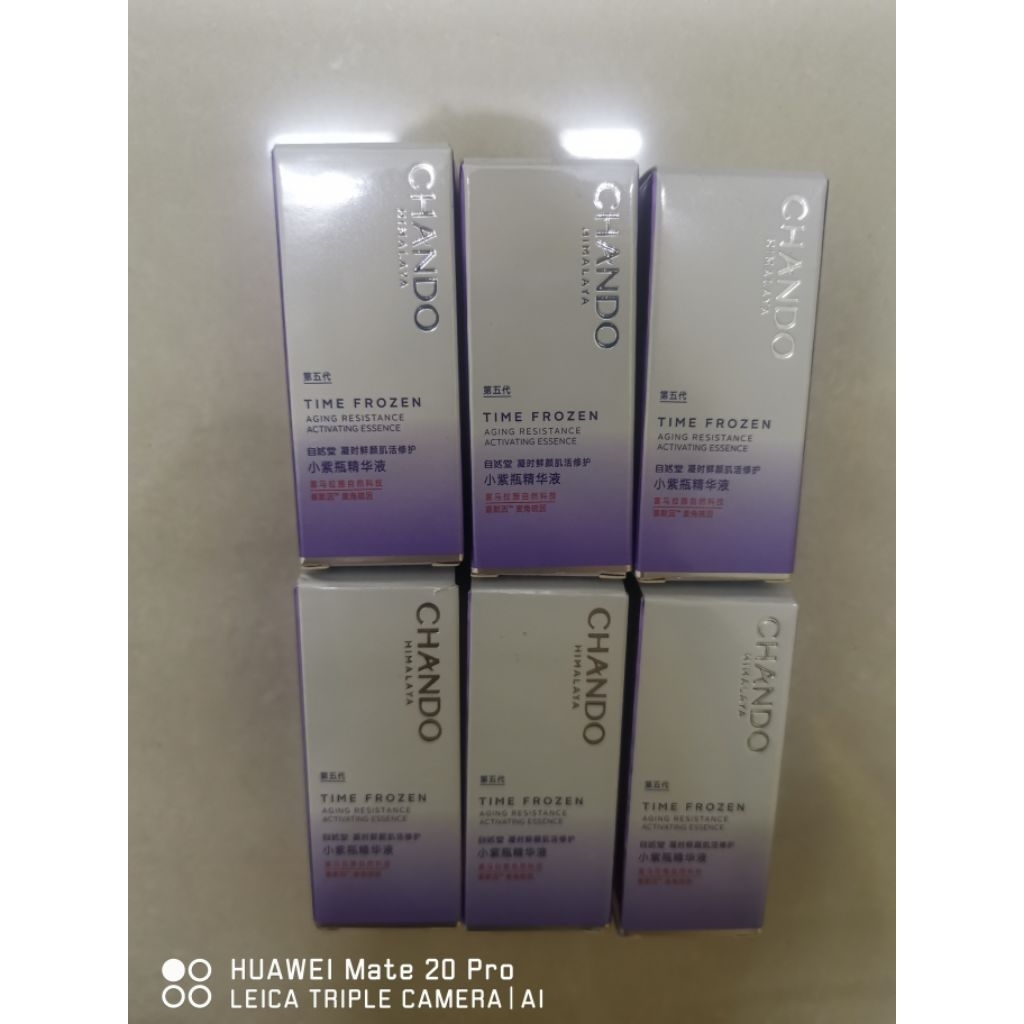 Chando HiMalaya 7ML Natural Hall Small Purple Bottle Essence (6pcs ...