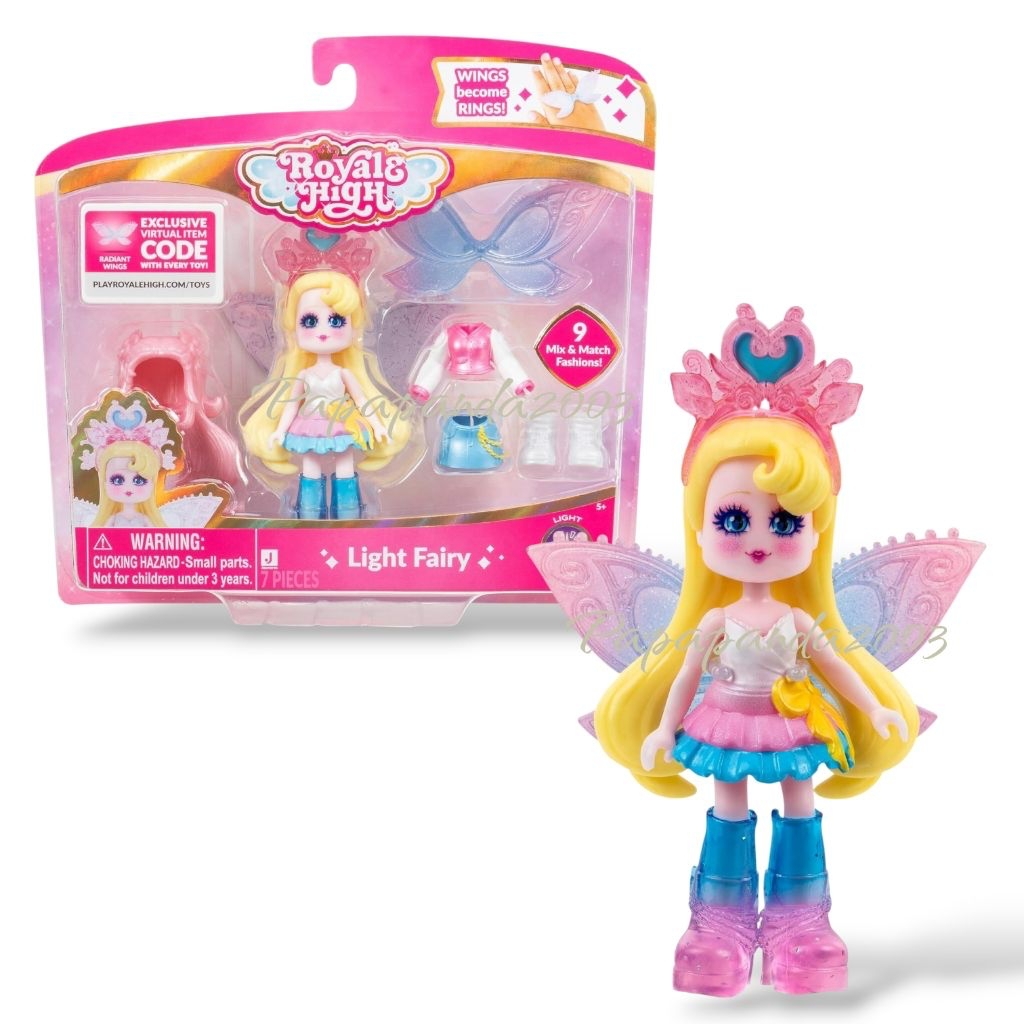Royale High Light Fairy Doll from Roblox Game by Jazwares | Shopee ...