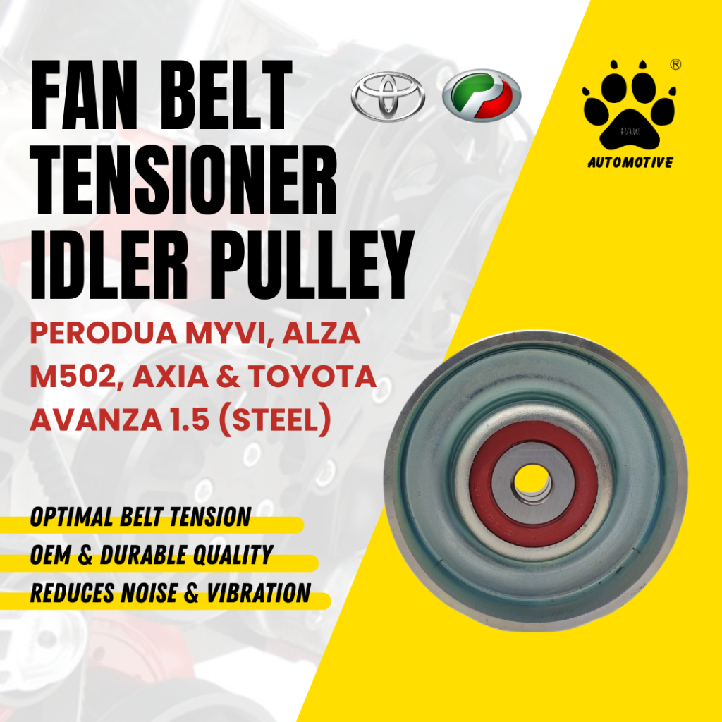 16603-23020 GloBelt Idler Pulley - Perodua Myvi, Alza M502, Axia ...