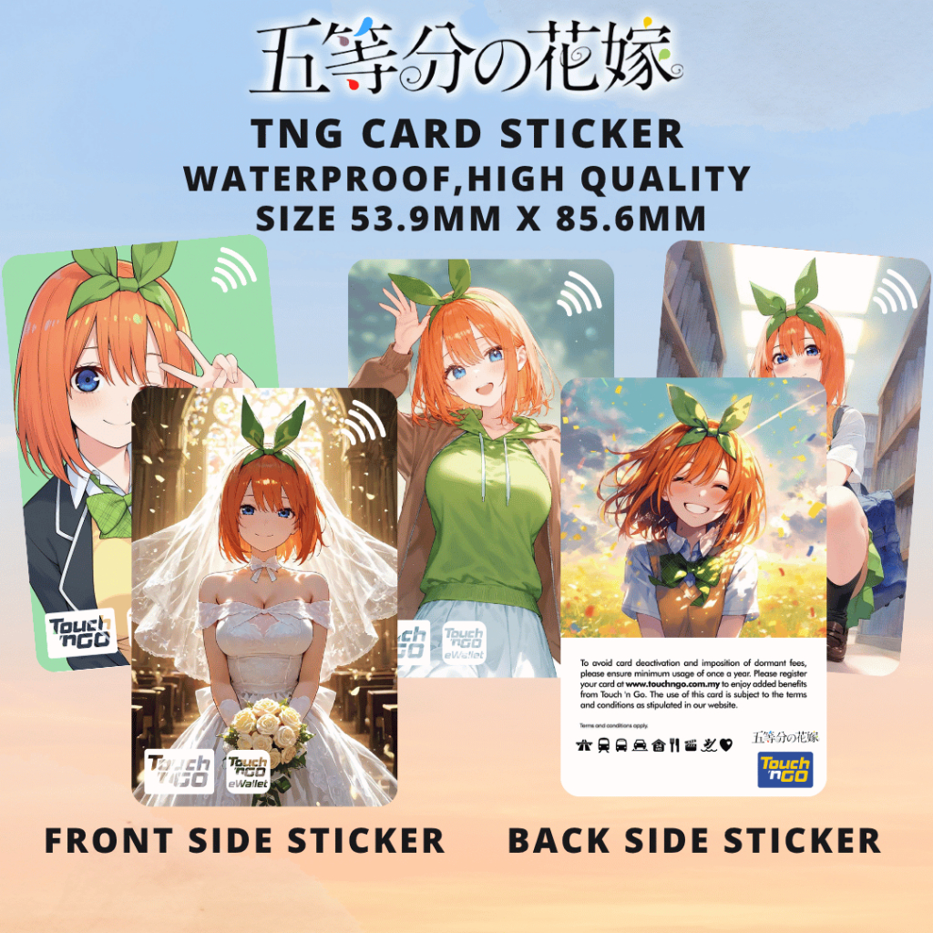 The Quintessential Quintuplets Yotsuba Nakano-Access Card/Touch ‘n Go ...