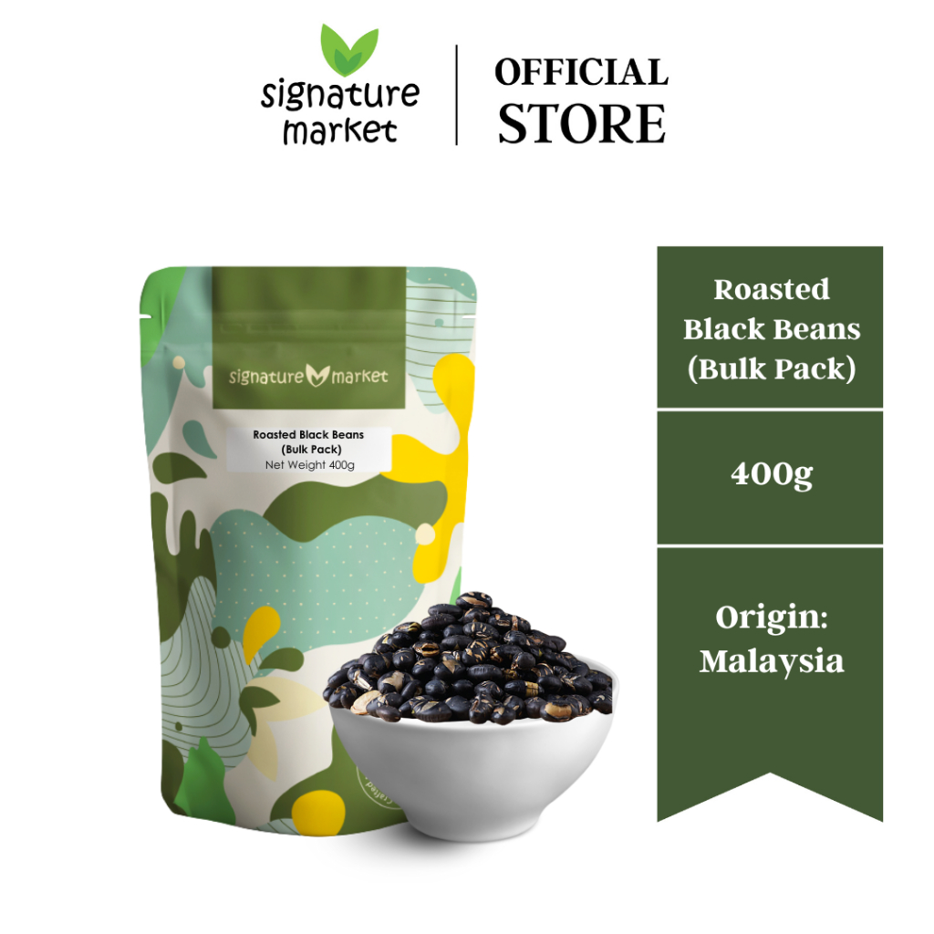 Signature Market Roasted Black Beans (Bulk Pack) (400g) | Shopee Singapore