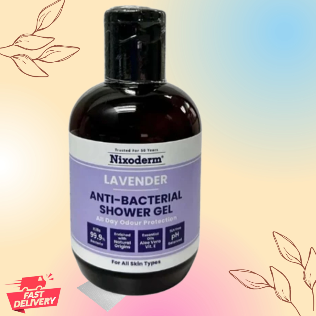 Nixoderm Anti-Bacterial Shower Gel (Lavender 300ML) | Shopee Singapore