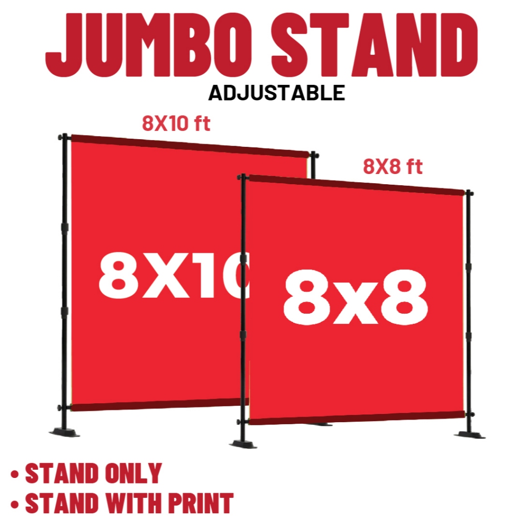 BACKDROP STAND / JUMBO STAND / 8FT X 8FT / 8FT X 10FT /BANNER STAND ...