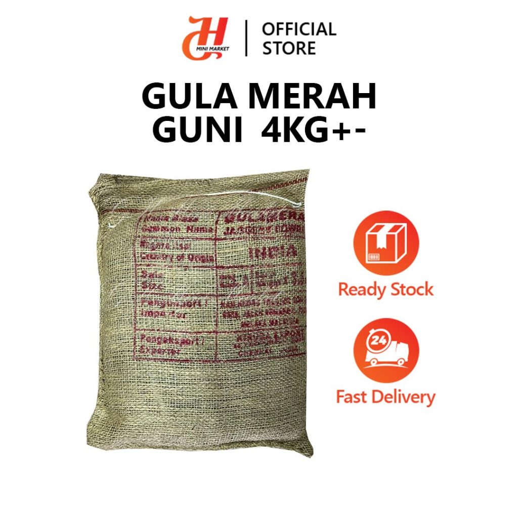 【Value Pack】Guni Gula Merah India 4KG+-/ Red Sugar/ Gula/红糖 | Shopee ...
