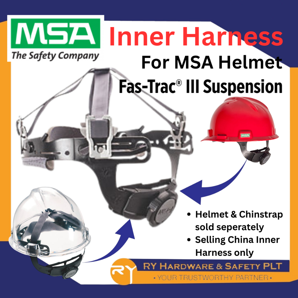 MSA Helmet Inner Harness Replacement For Safety Helmet MSA FASTRAC III ...