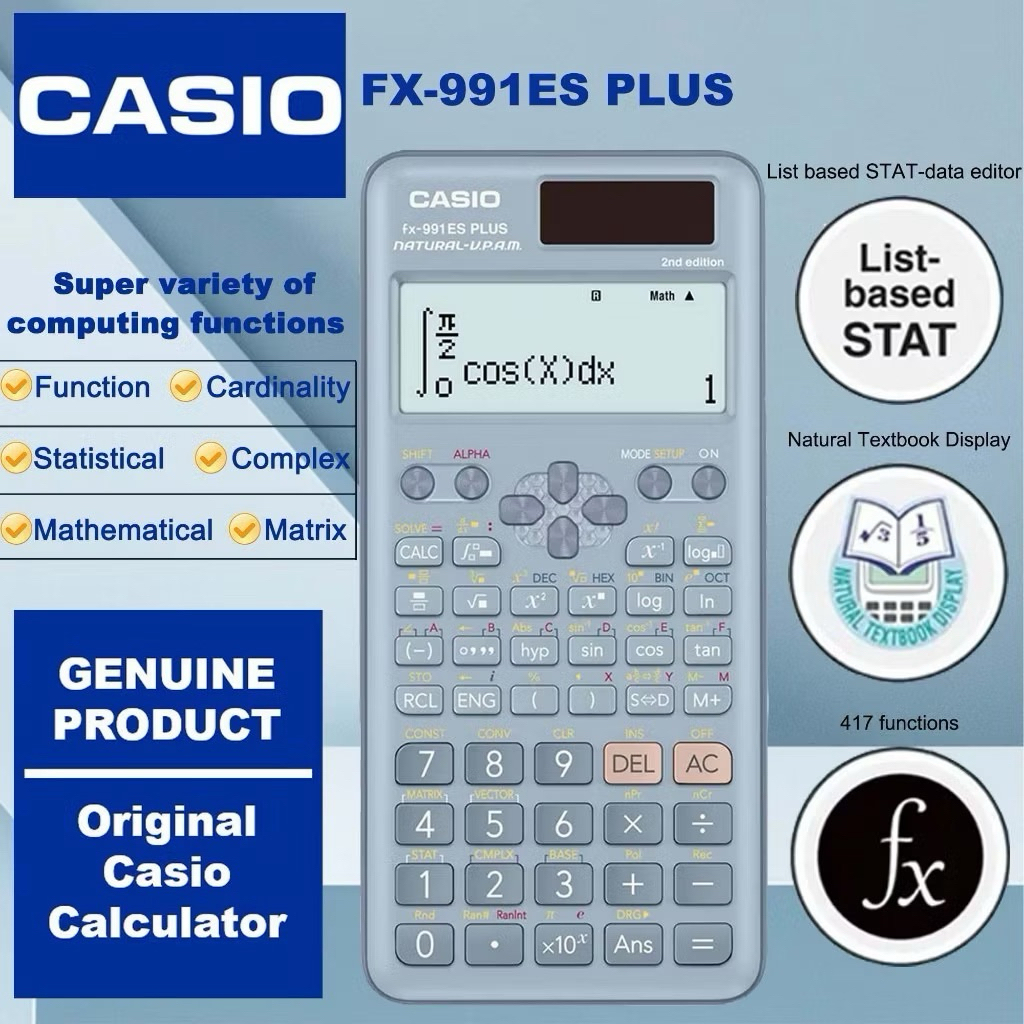 Scientific Calculator FX-570EX FX-991EX FX-991ES Plus Calculator New ...
