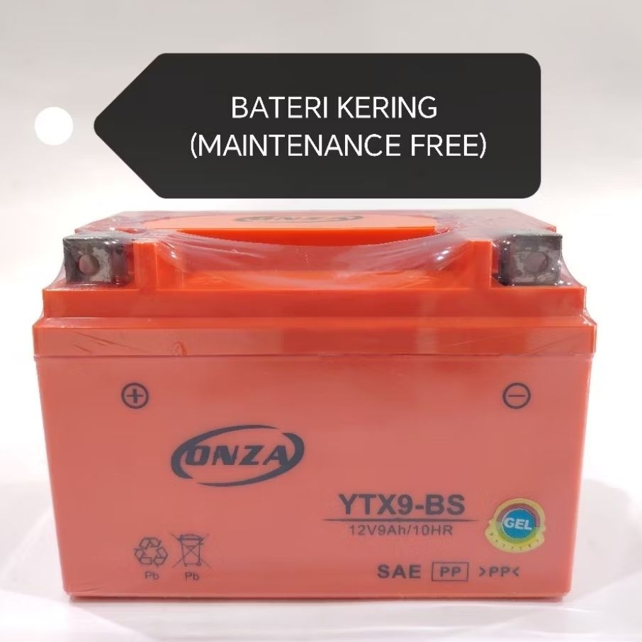 MODENAS ELEGAN 150 / ELEGAN 250 BATTERY YTX9 MAINTENANCE FREE BATTERY ...