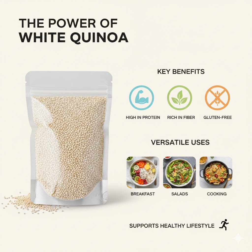 White Quinoa 100g 250g 500g 1000g High Protein Gluten Free Healthy ...