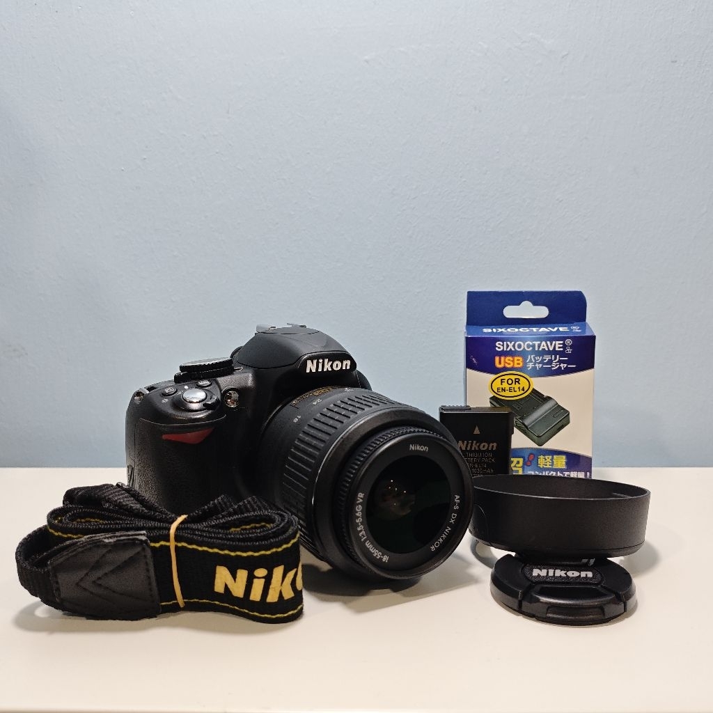 NIKON D3100 DX DSLR CAMERA & NIKKOR 18-55MM (USED) | Shopee Singapore