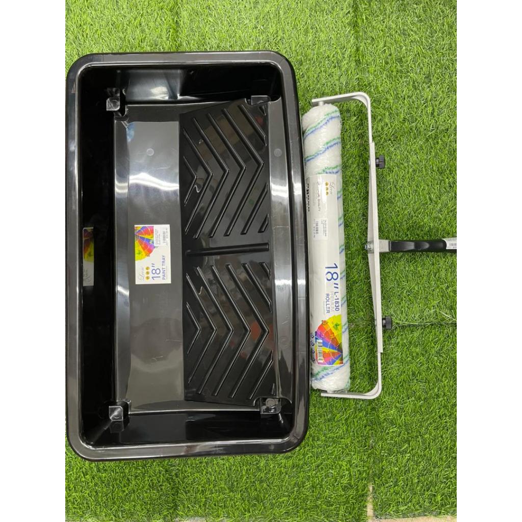 18" Paint Roller Tray Plastic Pallets Mixing Container Drawing Tool ...