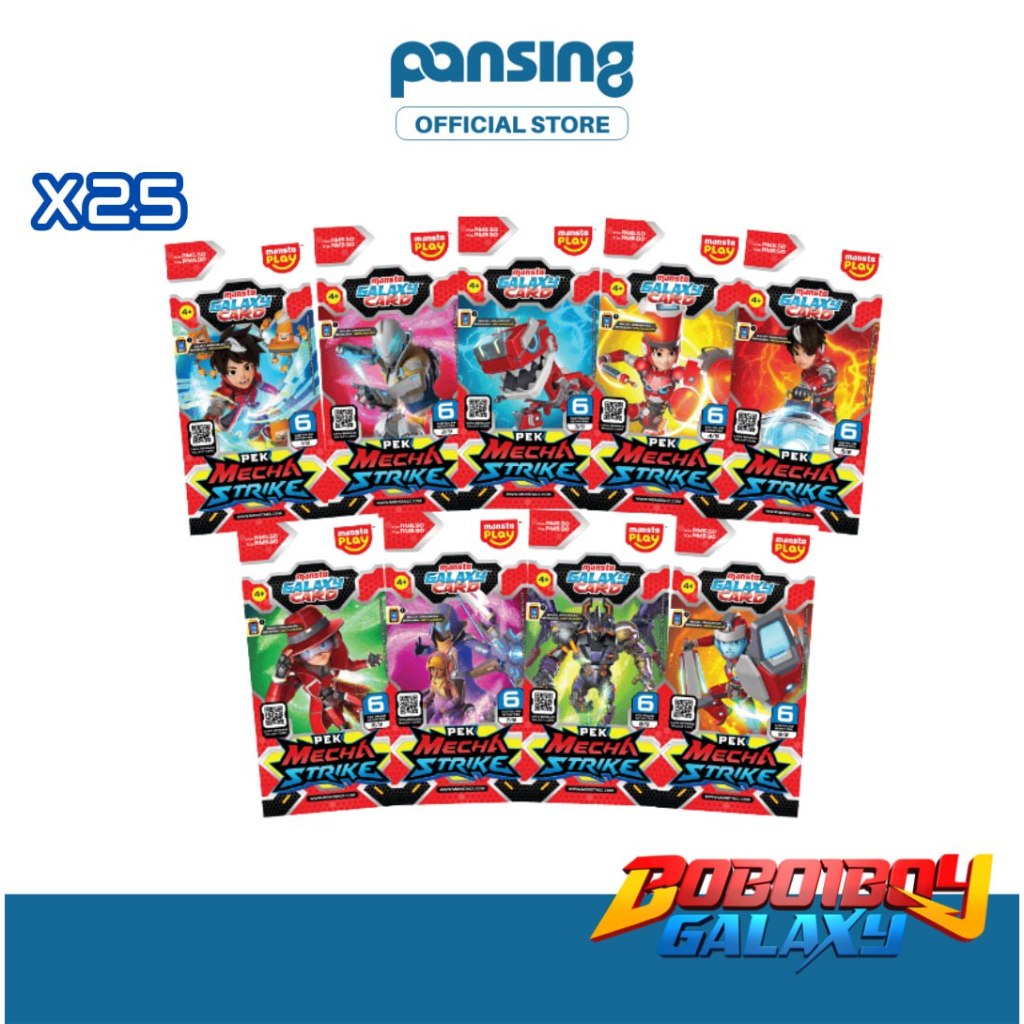 MONSTA Galaxy Pek Mecha Strike Card Trading Card Collectible Game TCG ...