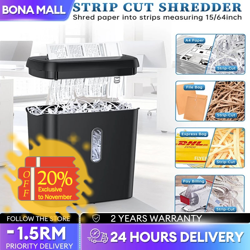 Paper Shredder Auto Paper Cutting Machine Shred Staplers Paper CD Clip ...