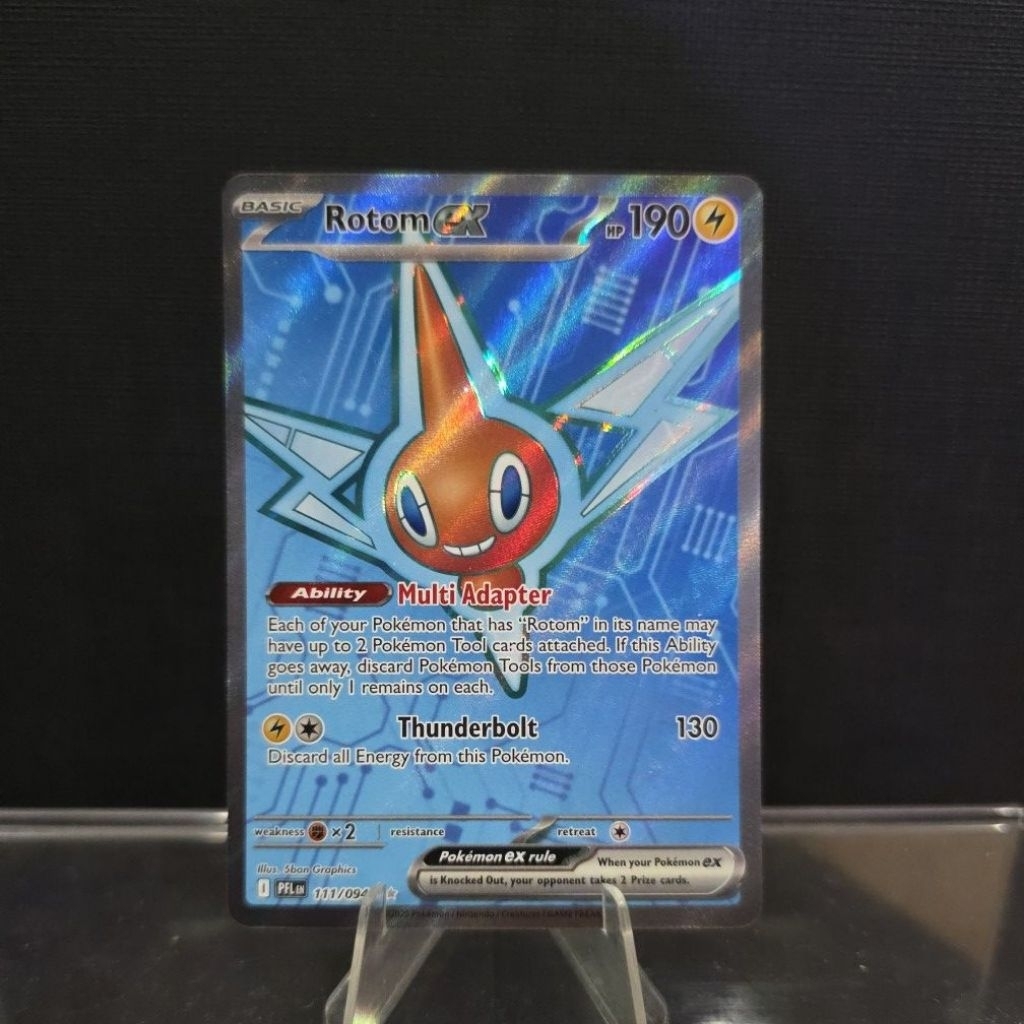 2025 Rotom Ex Card (Full Art Holo) | Shopee Singapore