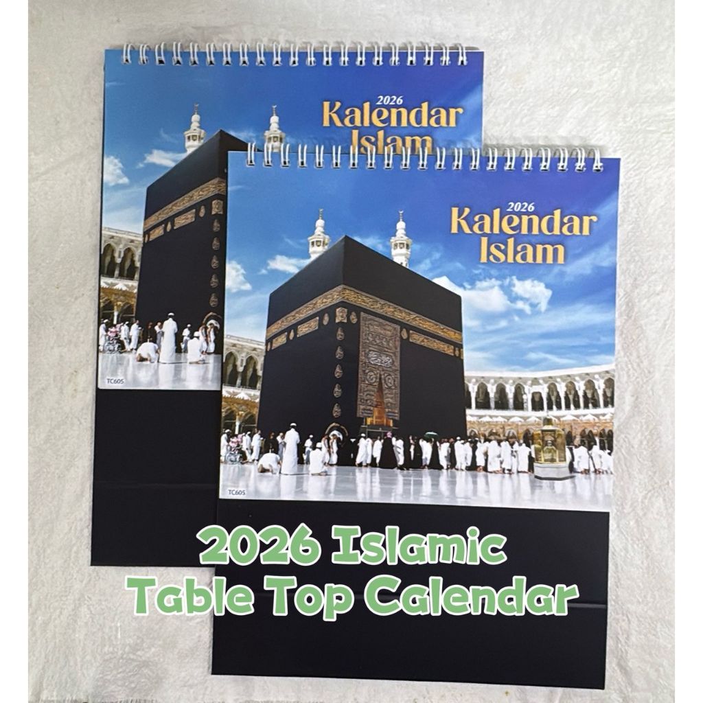 2026 ISLAMIC TABLE TOP CALENDAR 2026 KALENDAR ISLAM | Shopee Singapore
