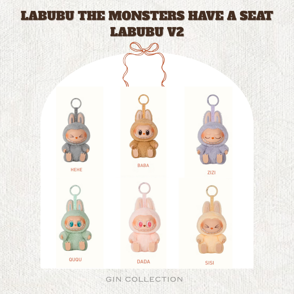 Labubu V2 Have A Seat (100%Authentic) - The Monsters Series Vinyl Plush ...