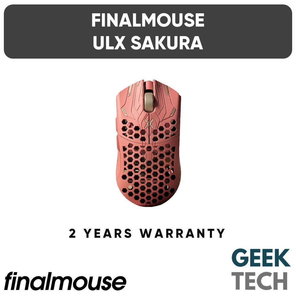 FINALMOUSE ULX Sakura Limited Edition Wireless Gaming Mouse - 33g Carbon Fibre Composite/8000Hz ...