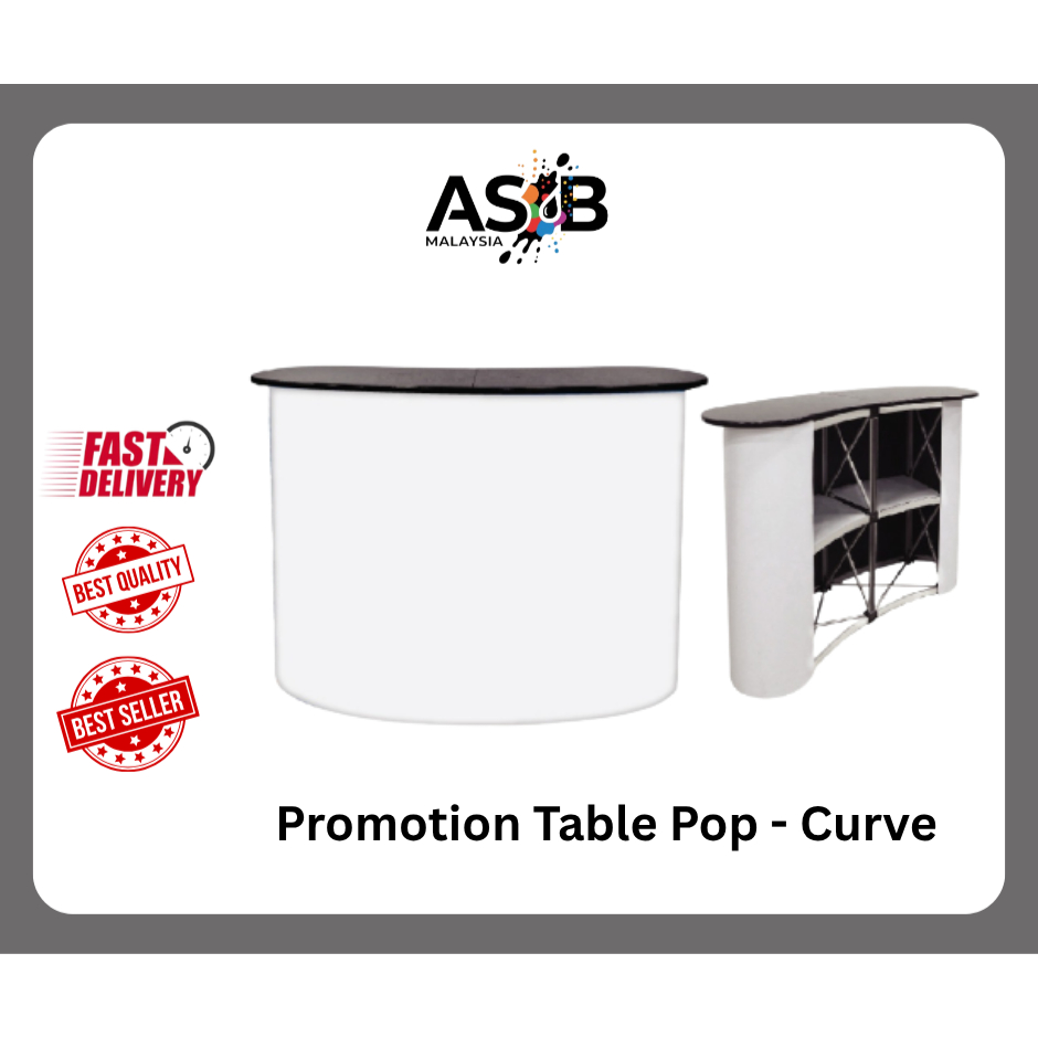 Table Pop - Curve & Straight , Portable Pop-up Table , Popup Table ...