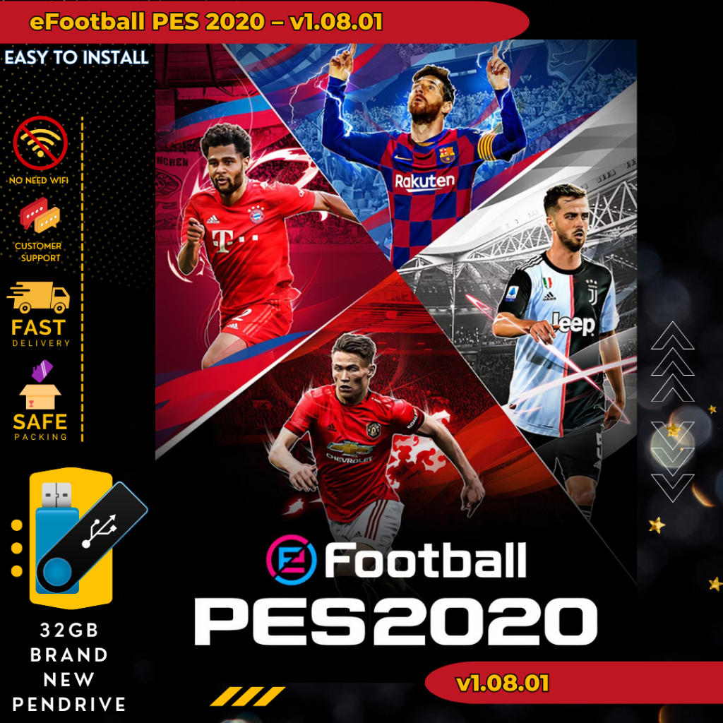 32GB USB Pendrive – PES 2020 PC Game Setup | & Tested ️ | PC Game Plug ...