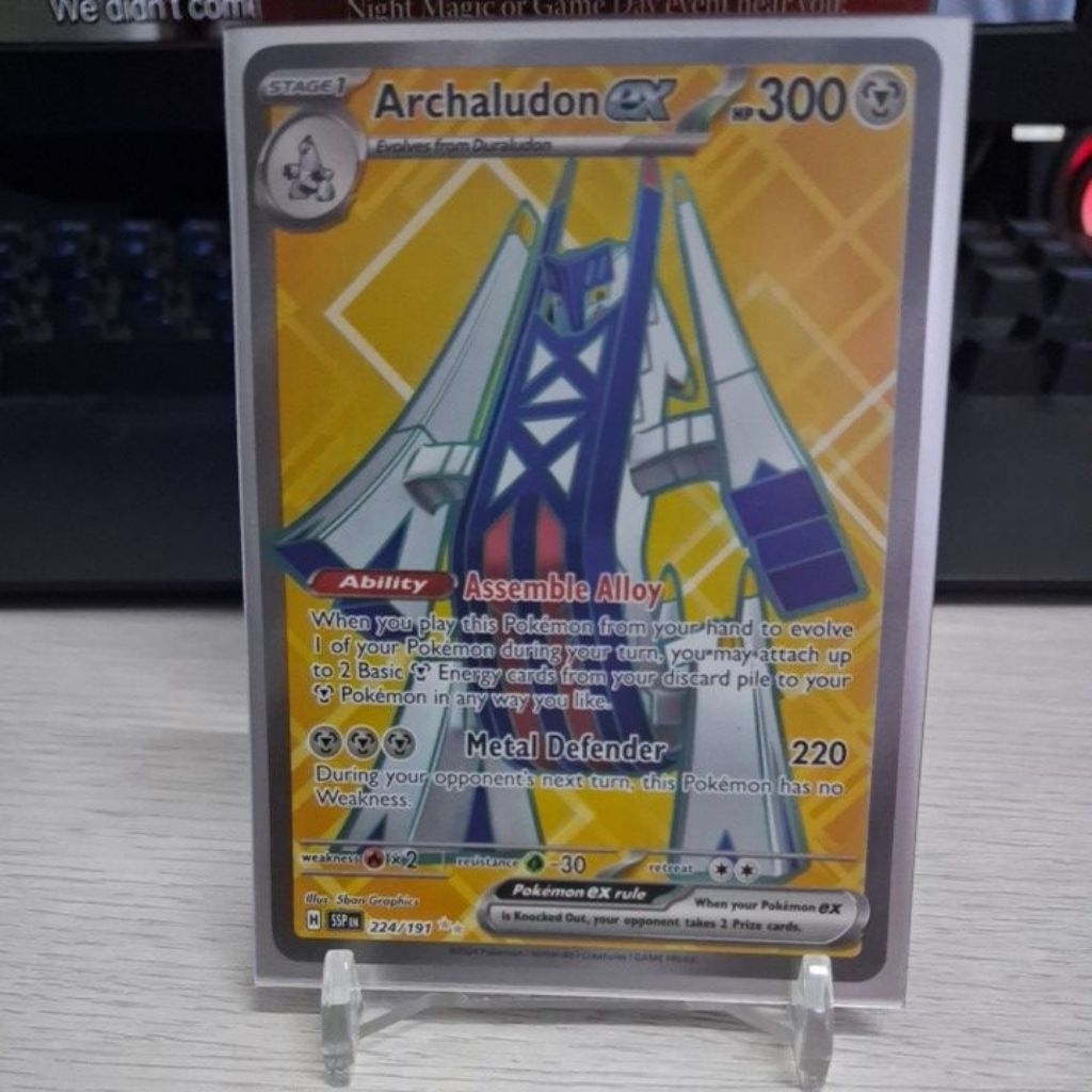 Pokemon TCG Archaludon EX (Full Art)(SSP) | Shopee Singapore