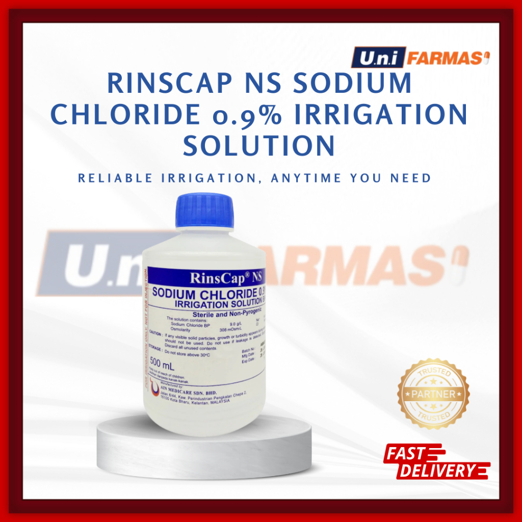 RINSCAP NS SODIUM CHLORIDE 0.9% NORMAL SALINE SOLUTION FOR IRRIGATION ...