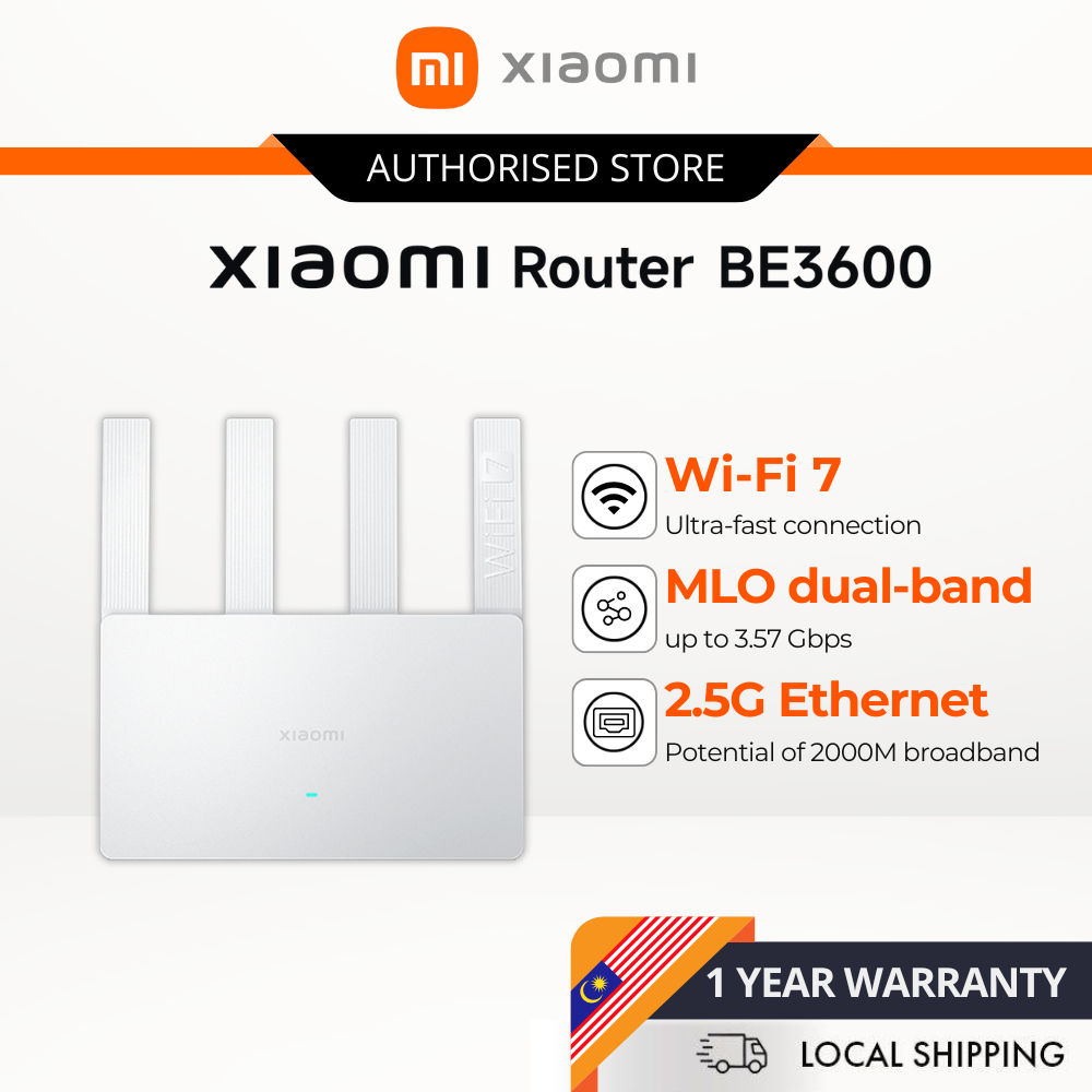 Xiaomi Router BE3600 2.5G - Wi-Fi 7 Ultra-fast | Shopee Singapore