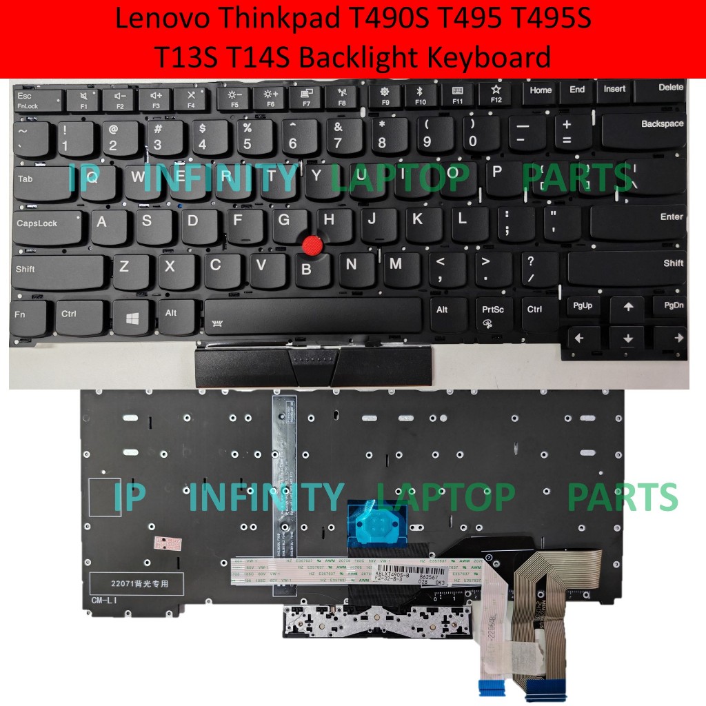Lenovo Thinkpad T490s T495s T14s Gen 1 Gen 2 Laptop Backlight Keyboard ...