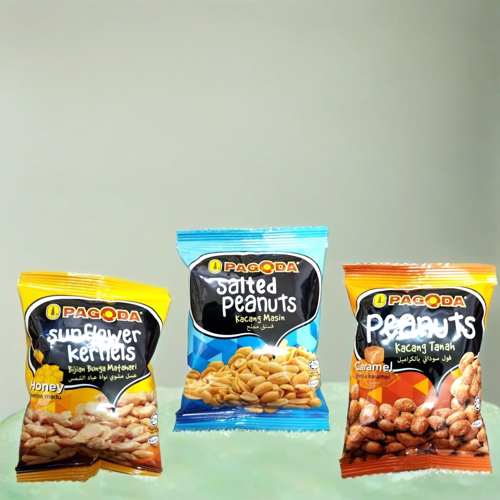 Pagoda Snacks – Honey Sunflower Kernels, Salted Peanuts & Caramel ...
