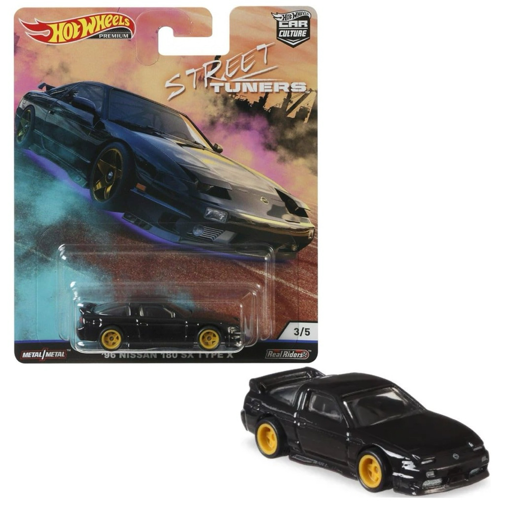 Hotwheels 2019 Premium Car Culture Street Tuners - ‘96 Nissan 180 SX ...