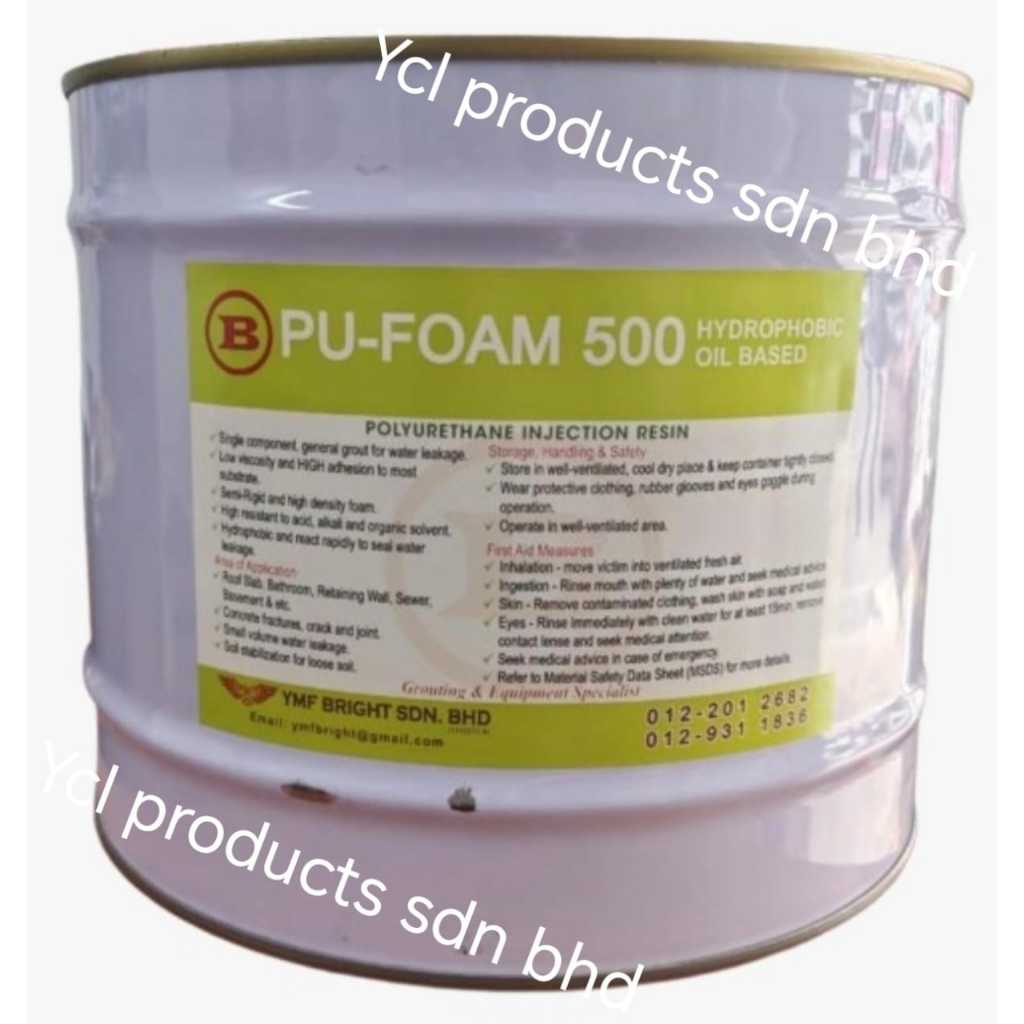 PU-FOAM 500 Hydrophobic(Oil Based)/ PU INJECTION / ONE PART ...