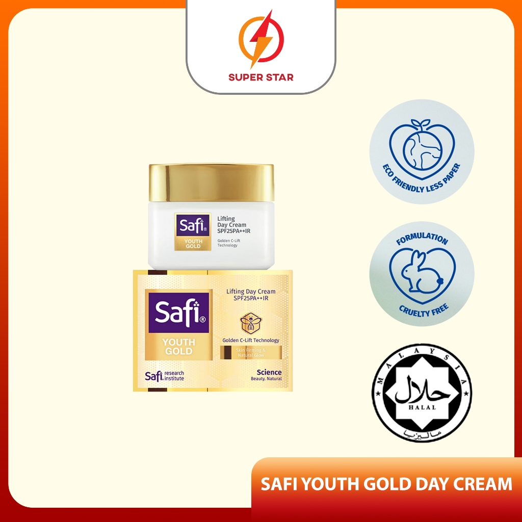 Safi Youth Gold Lifting Day Cream SPF25PA+++IR 45g | Shopee Singapore