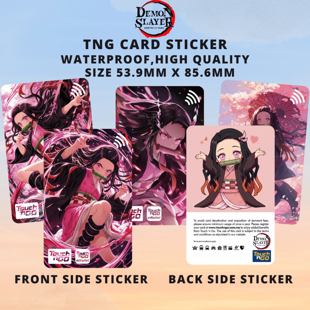 Demon Slayer Nezuko -Access Card/Touch ‘n Go TNG Card/Banapassport/ATM ...