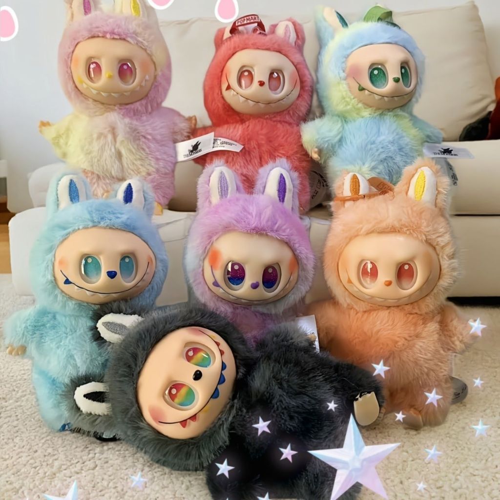 Labubu 3.0 Third Generation Labubu Macaron Labubu Plush Keychain Blind ...