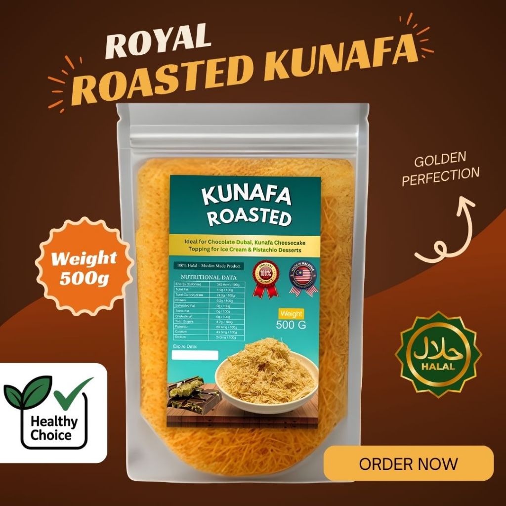 Roasted Kunafa Crispy Layers 500g to Use | Shopee Singapore