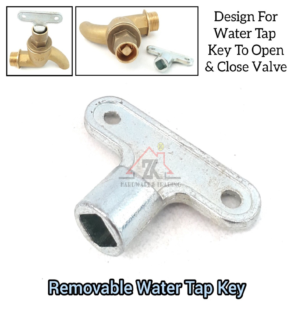 Removeable Bib tap Loose Key Water Tap Head Replacement Lock Shield Key ...