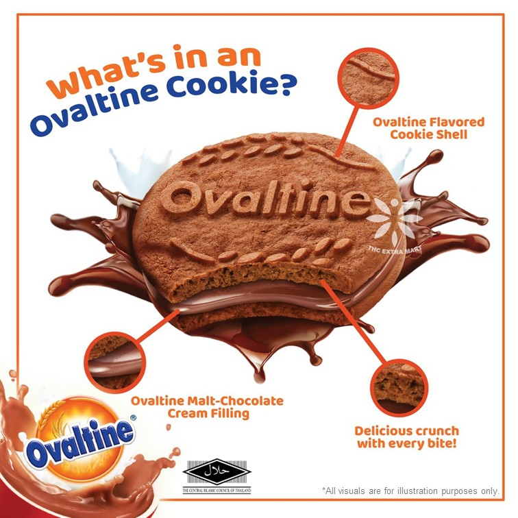 OVALTINE Chocolate Malt Cookies 30g | Shopee Singapore