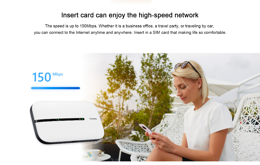 Huawei E5576 Mobile WiFi Mifi Router Modem 4G & Portable Modem | Shopee ...