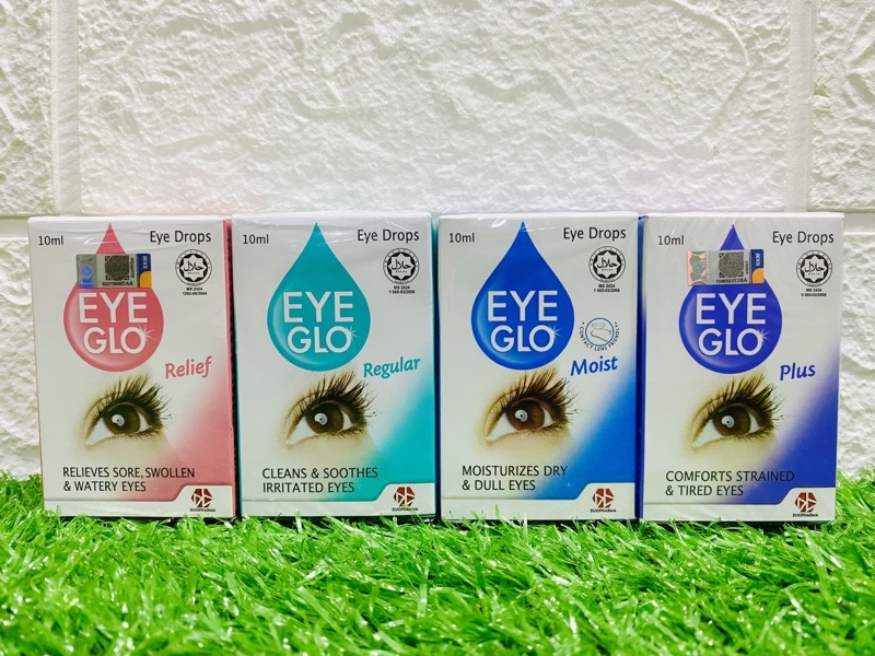 EYE GLO EYE DROPS [10ML] [REGULAR/RELIEF/MOIST/PLUS] | Shopee Singapore