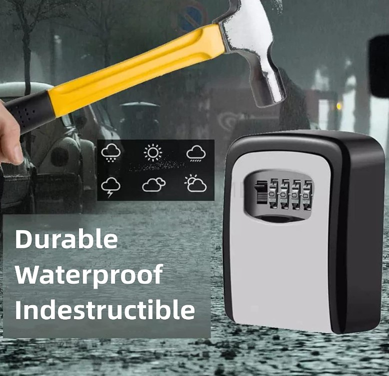 Outdoor Wall Mounted Key Safe Box Key Storage Box Key Box | Shopee ...